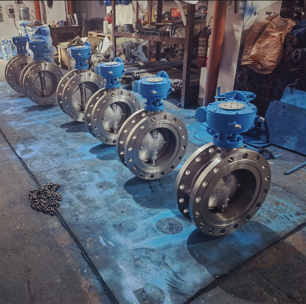 【厂家直销】电动不锈钢法兰式硬密封蝶阀D943W-10P DN1000 DN800-阿里巴巴