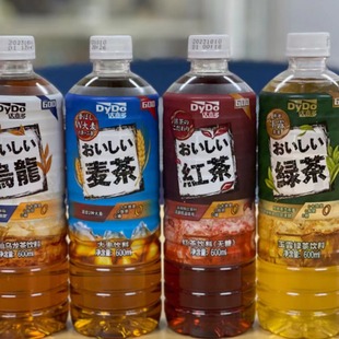 达亦多DyDo大麦茶饮料600ml*15瓶整箱装国产麦香红茶清淡无糖饮品-阿里巴巴