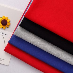 定制160g华棉大卫衣卫裤面料潮牌秋冬涤棉cvc针织布32s运动服外套-阿里巴巴