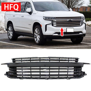 适用于雪佛兰TAHOE2021-2022款前保险杠格栅漆黑色替换件84639388-阿里巴巴