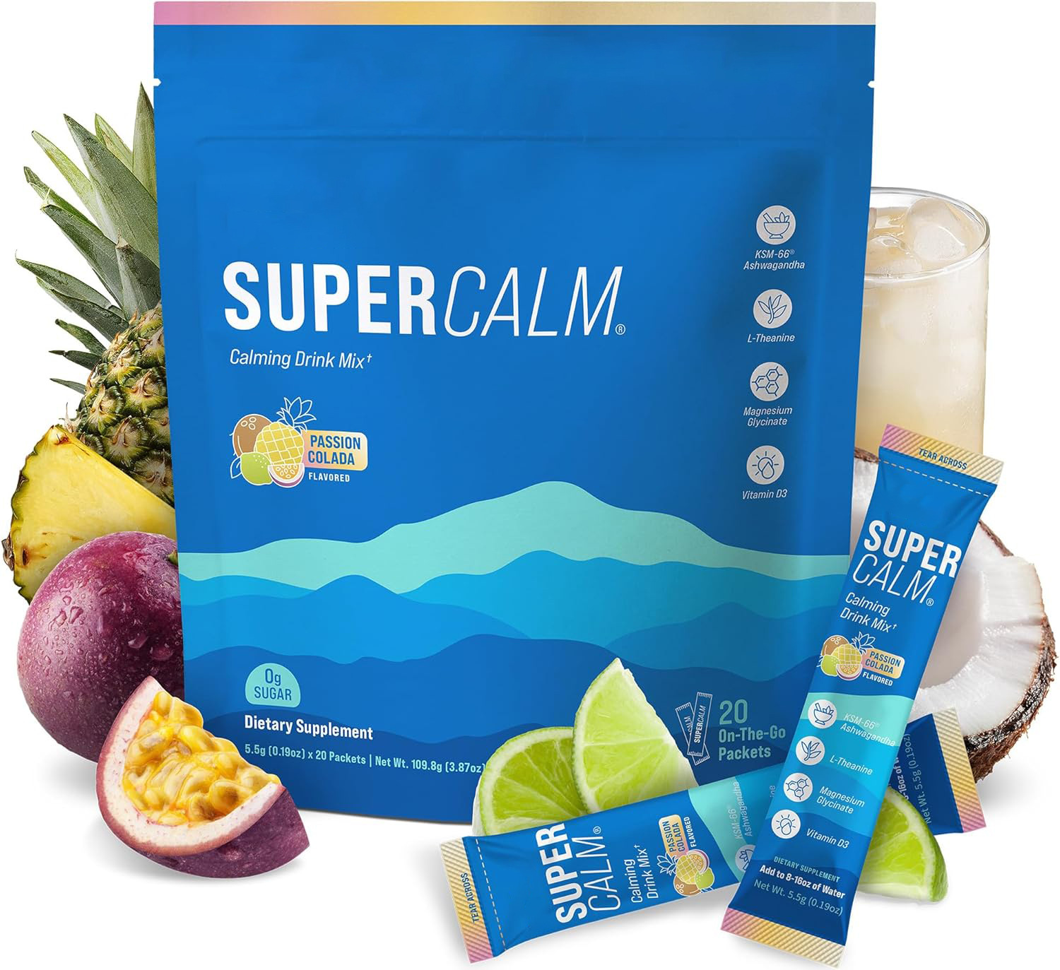 SuperFocus Focus Drink Mix水果味狮子鬃毛蘑菇红景天冲调饮料-阿里巴巴