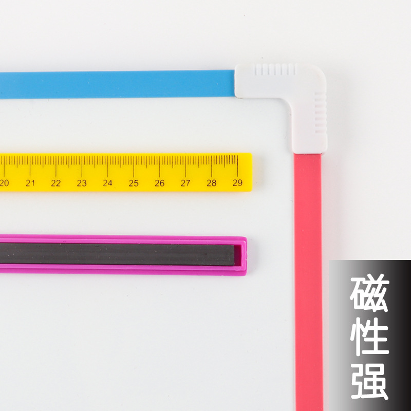 Factory wholesale plastic magnetic scale magnetic scale long ruler 29cm ...