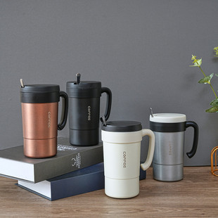 跨境创意304不锈钢韩式ins咖啡保温杯600ml商务办公马克杯批发-阿里巴巴