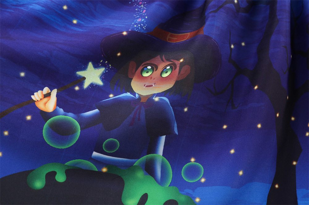 Halloween Women's Lace Prom Dress Elegant Horror Vintage Dress