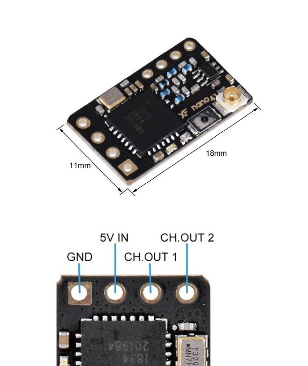 正品黑羊TBS超微型915接收机新V2天线版NANO RX (SE) 带T天线接收-阿里巴巴