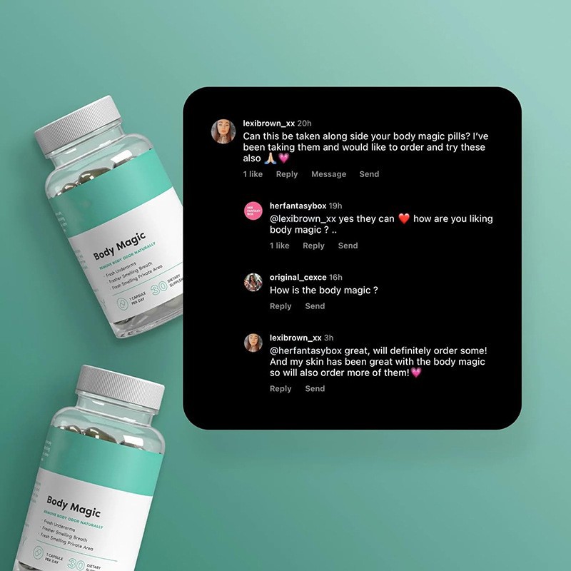 跨境热销品 叶绿素胶囊 Body Magic chlorophyll工厂支持贴OE M牌-阿里巴巴