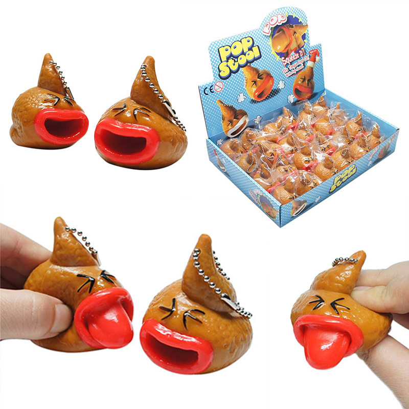 Spit tongue poop trick funny poop kiss poop poop poop gadget poop ...