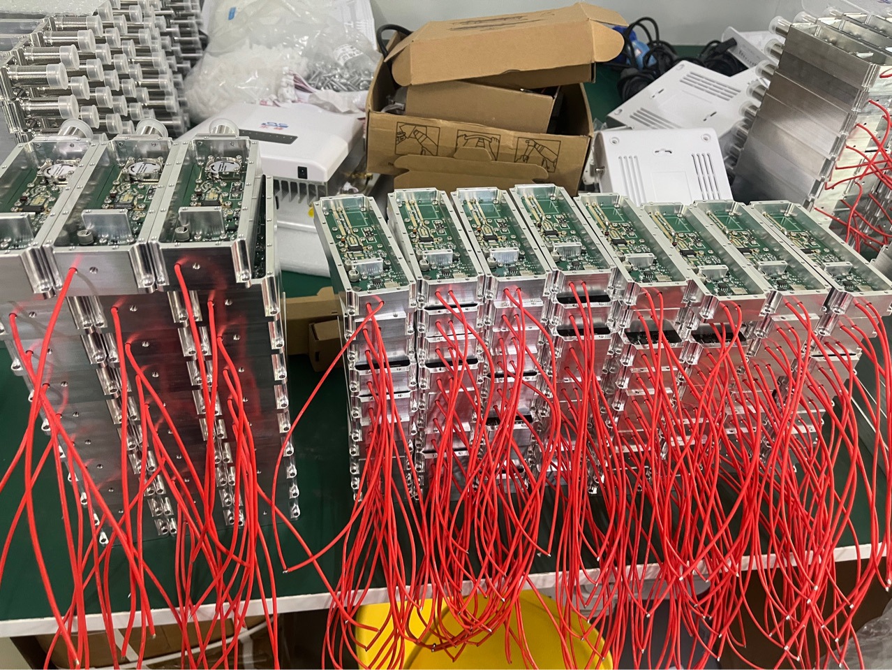 FPV光纤无人机中继增程模块 天空端光纤盘图数模块防长距离-阿里巴巴