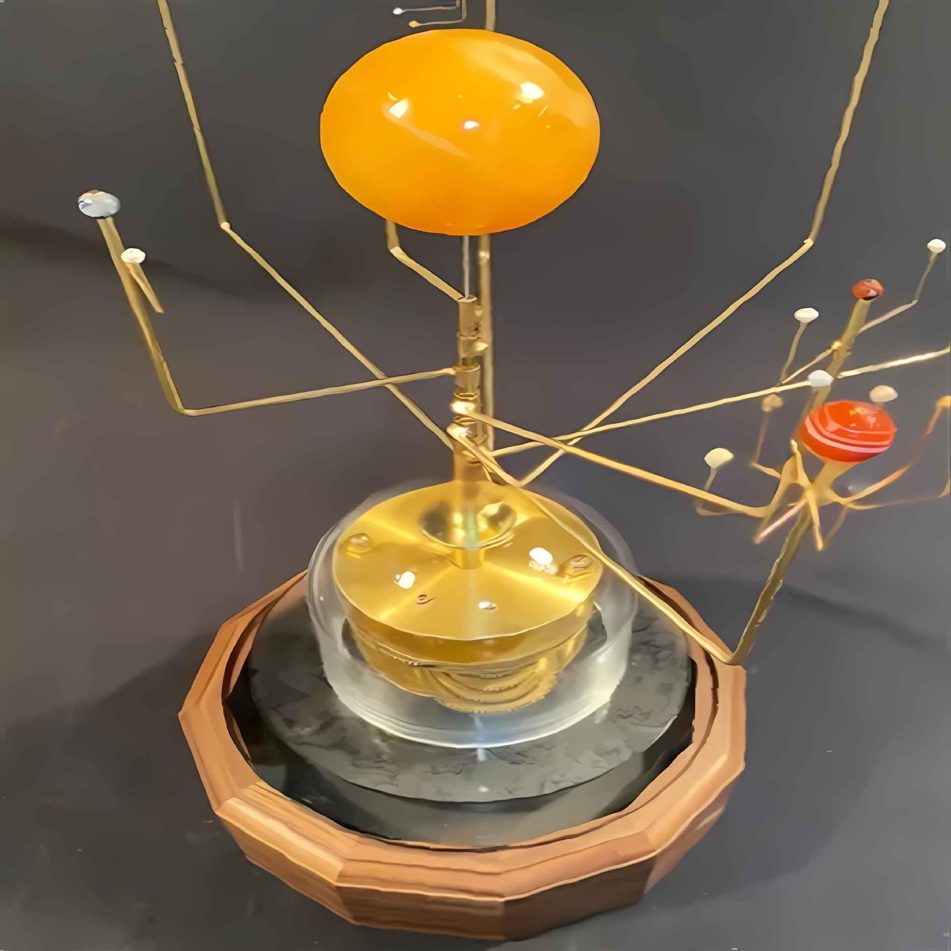 跨境新款Clockwork Solar system model发条太阳系模型-阿里巴巴