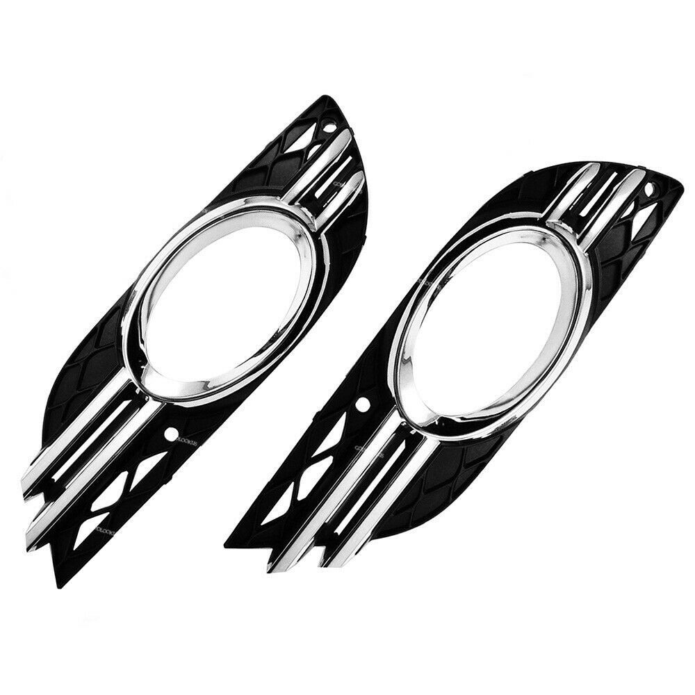 适用奔驰E级W211前保险杠雾灯框电镀装饰罩格栅网2118851174 1274-阿里巴巴