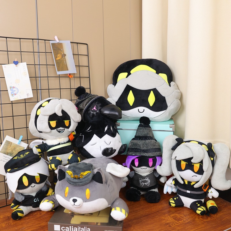 无机杀手玩偶跨境毛绒玩具UZI plush团子抱枕布娃娃公仔儿童礼物-阿里巴巴