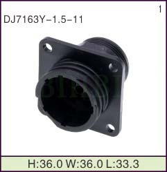 厂家现货汽车连接器接插件塑料护套DJ7163Y-1.5-11-阿里巴巴