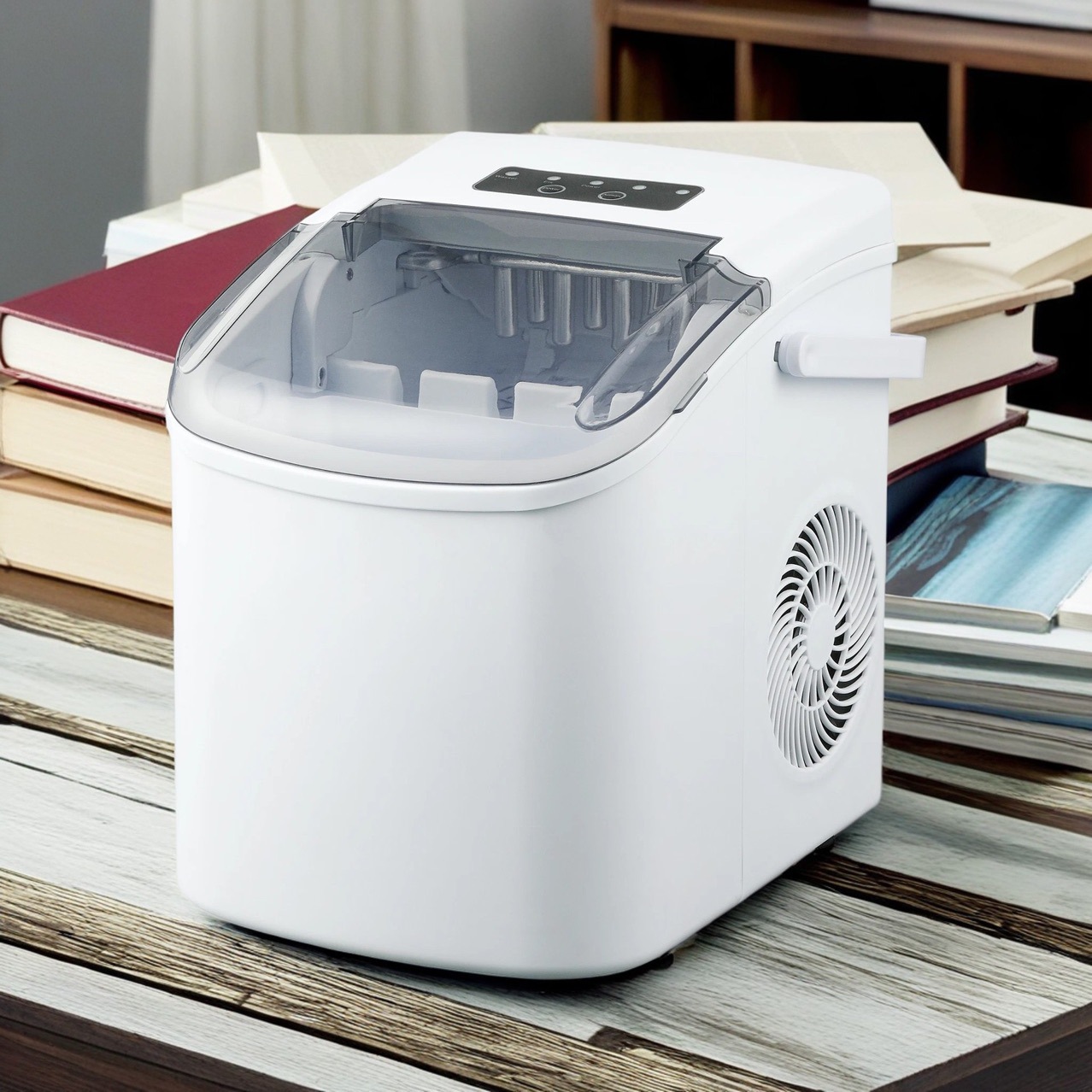 跨境制冰机小型商用宿舍智能迷你家用全自动圆冰块制作 ice maker-阿里巴巴