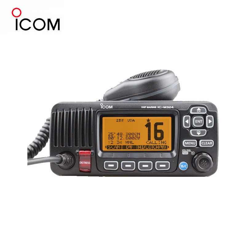 ICOM艾可慕IC-M324对讲机防水船用海事甚高频船台防水大功率CCS-阿里巴巴