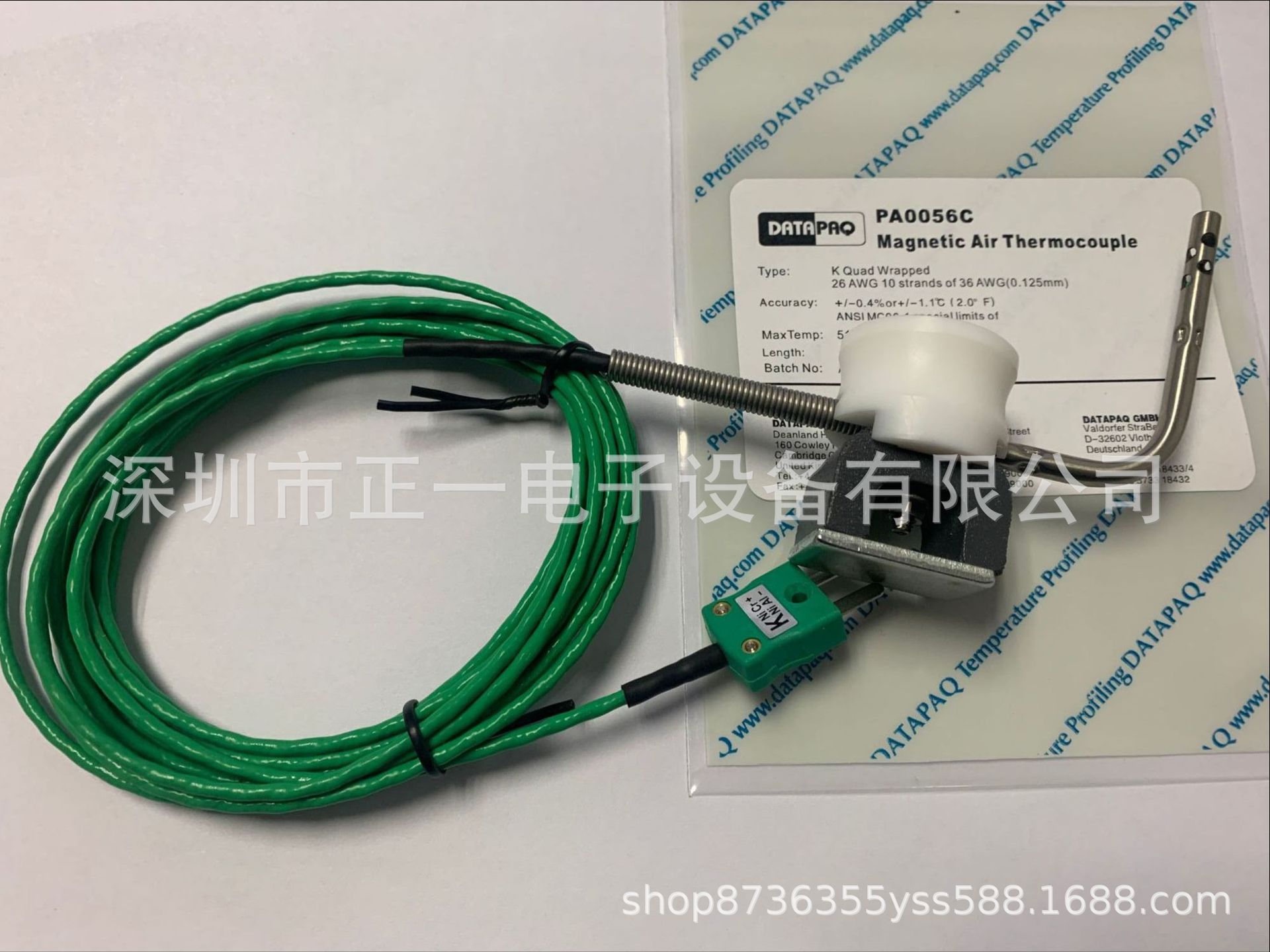 DATAPAQ原装EasyTrack热电偶PA0831A.PA0054.PA0055.PA0056-阿里巴巴