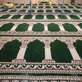 祈祷垫机织地毯祈祷垫棉纬超柔纤维拜毯教堂地毯清真寺满铺地毯-阿里巴巴
