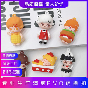 KFC钥匙扣挂件肯德基系列联名dimoo盲盒popmart泡泡马特薯条汉堡-阿里巴巴