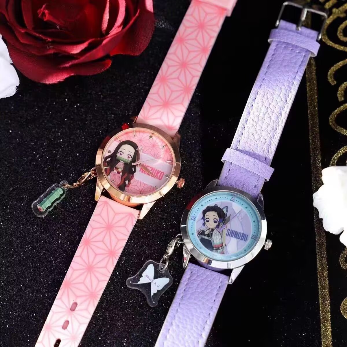 青壹坊正版鬼灭之刃第一弹盲盒手表系列手表盲盒动漫周边挂件礼物-阿里巴巴