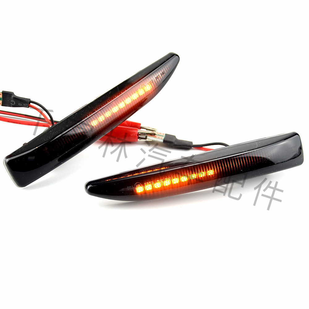 适用于宝马7系E65 E66 E67 E68黄光流水叶子板转向灯信号灯侧边灯-阿里巴巴