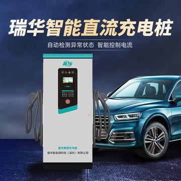 瑞华智能电动汽车直流快充电桩120KW运营比亚迪特斯拉160KW充电站-阿里巴巴