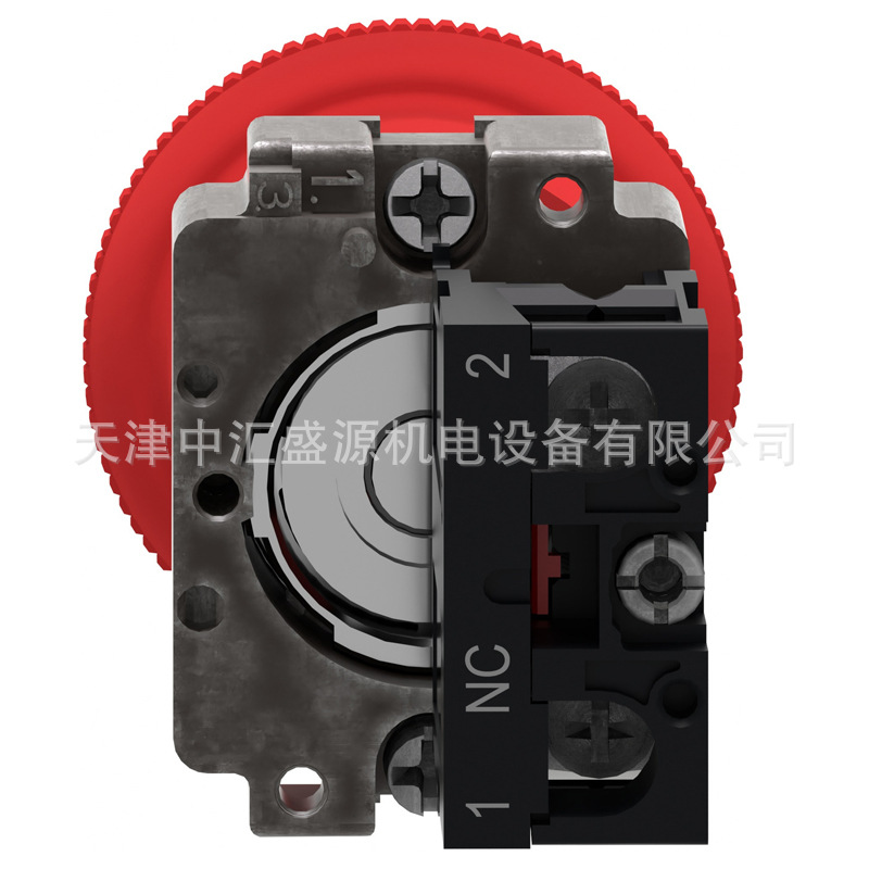 XB2BS542C急停按钮蘑菇头直径 Ø40转动复位1NC红色锁定式急停-阿里巴巴