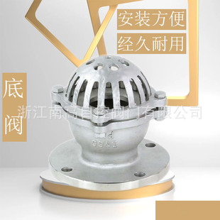 铸铁法兰底阀 H42X-16P 水泵单向阀 止回阀莲蓬头-阿里巴巴