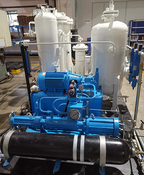 45MPa liquid driven high-pressure gas compression device Hydrogen ...