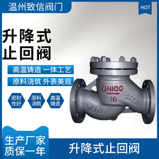 升降式止回阀 单向阀 止逆阀 法兰铸钢WCB不锈钢 H41H-16/25C/P-阿里巴巴