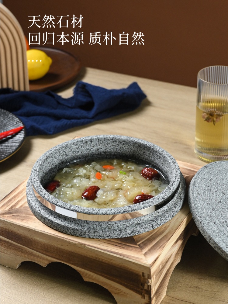Stone pot household bibimbap stone pot soup pot stew pot Korean style ...