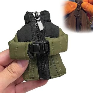 跨境新品Key Chain Mini Down Coat钥匙扣迷你羽绒大衣挂件装饰品-阿里巴巴