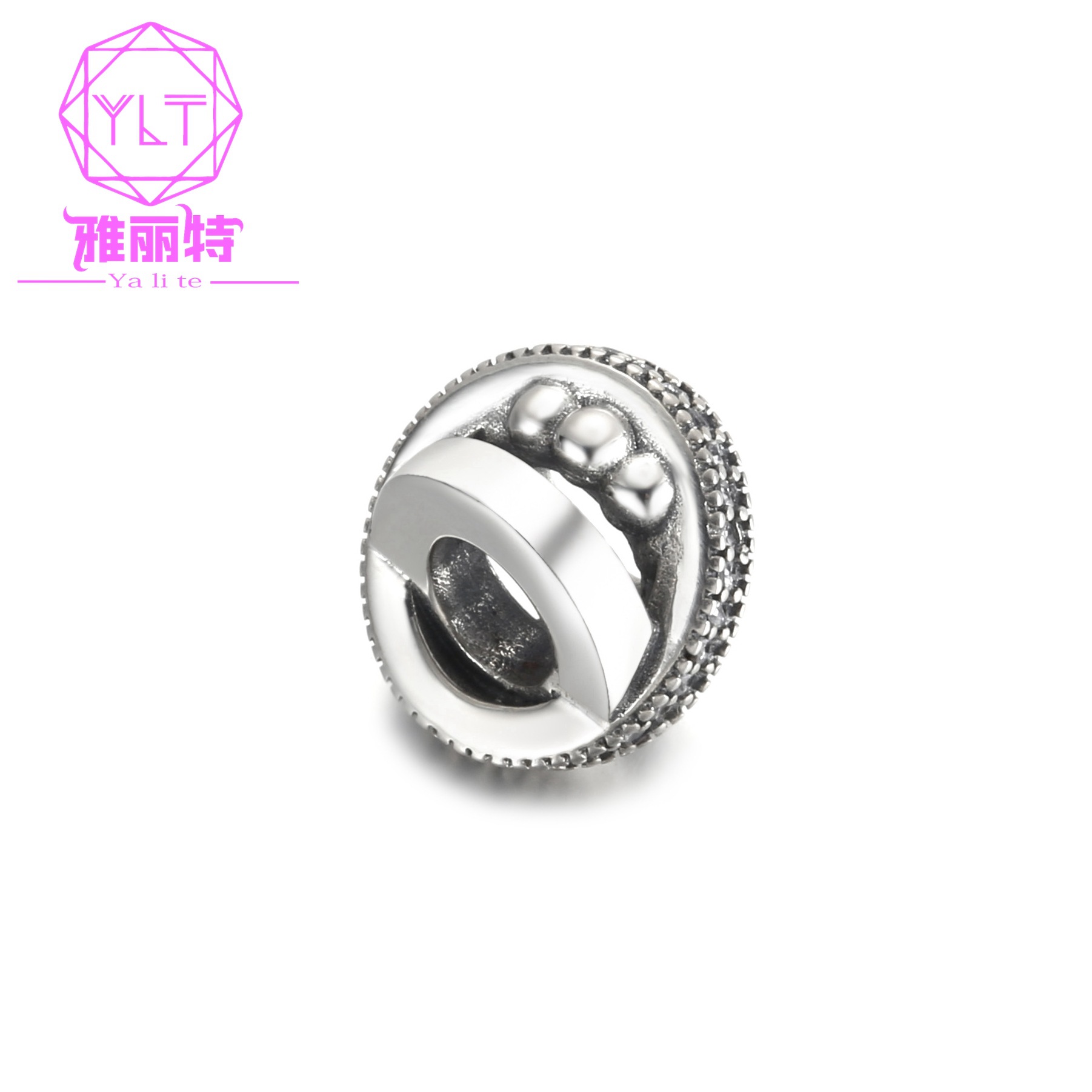 雅丽特 潘家s925 银珠子 徽标、Pavé密镶、珠饰三合一792317C01-阿里巴巴