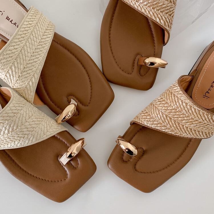 CHIKO Kaly Open Toe Block Heels Slides Sandals