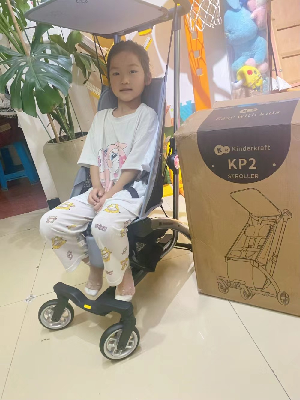 KK便携式KP2口袋车婴儿轻便推车溜娃神器轻便折叠口袋车中大童车-阿里巴巴