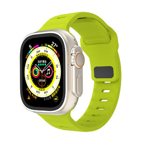 适用于苹果Apple watch 123456789代ultra金刚方扣运动硅胶手表带-阿里巴巴