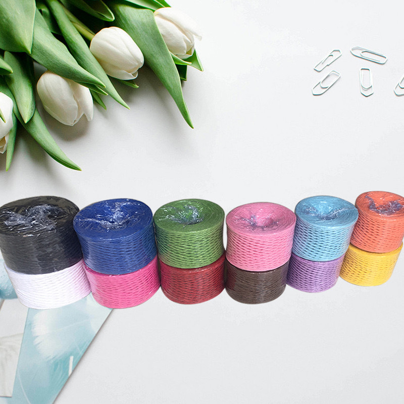 双股纸绳 拉菲草纸绳 工艺纸绳1.5mm-2mm蛋卷批发30米100米200米-阿里巴巴