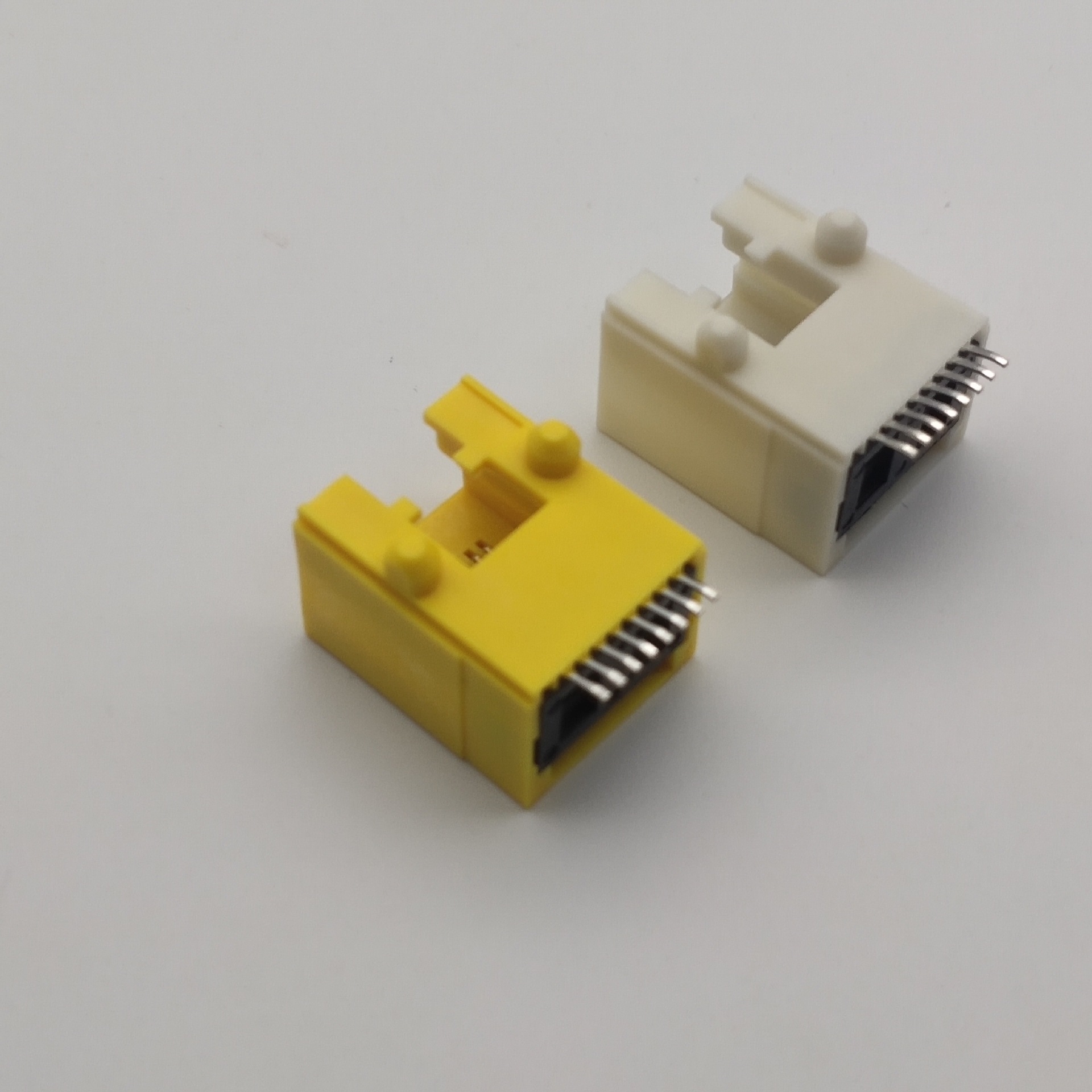 RJ45 18.1 SMT 全塑 带圆脚通信端子网络接口插座连接器-阿里巴巴