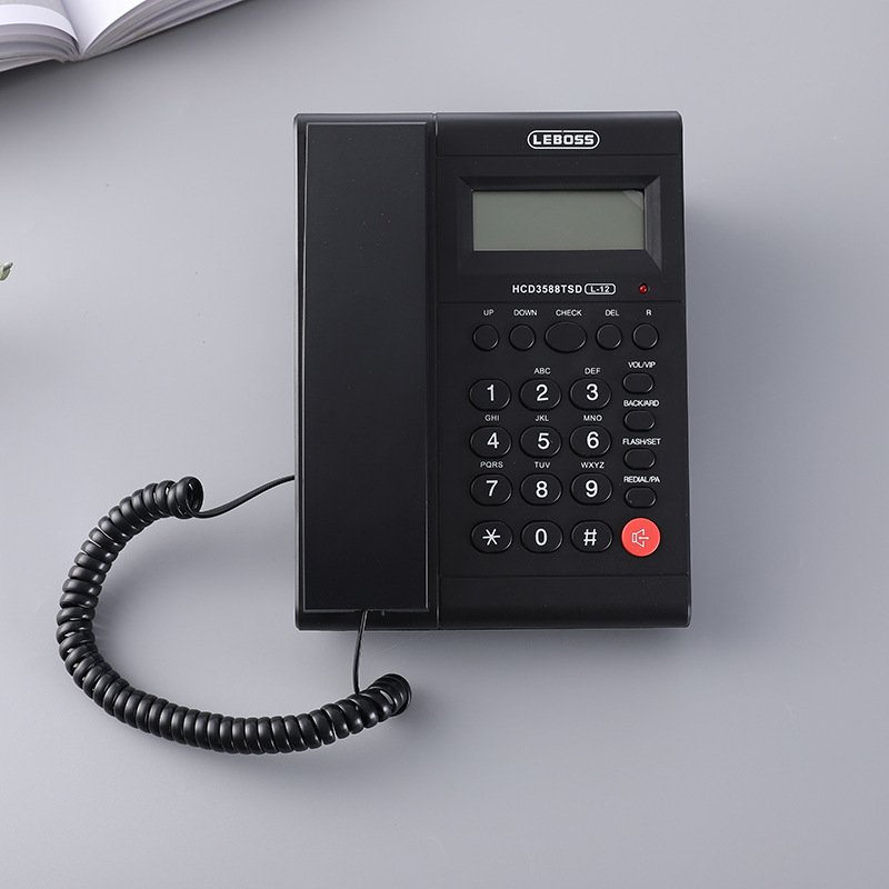 厂家批发乐宝仕电话机按键电话机办公家用外贸电话机可印制LOGO-阿里巴巴
