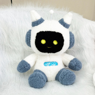 跨境新款Ai机器人玩偶毛绒玩具公仔对话智能语音聊天厂家批发网红-阿里巴巴