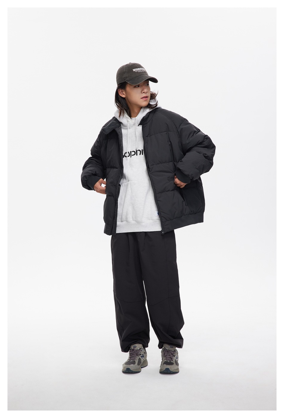 Shibuya Element冬季保暖面包服外套男女立领90绒防水羽绒服Y3254-阿里巴巴