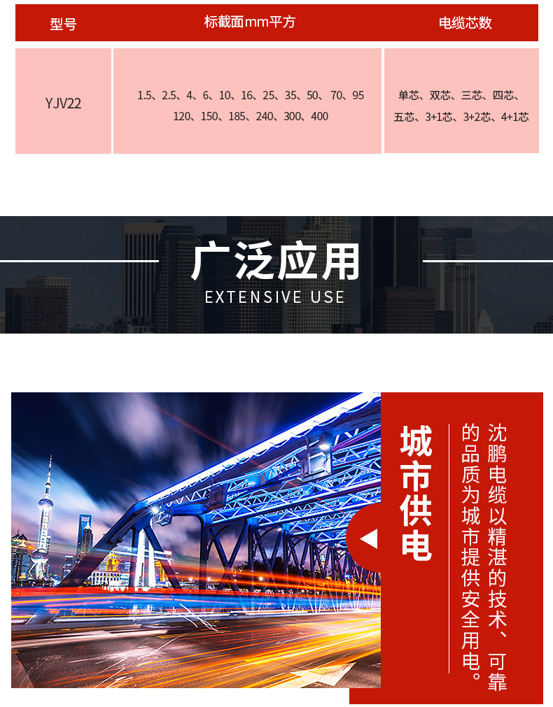 yjv3*150+1*70 yjv3*185+1*95铜芯电缆 阻燃yjv电力电缆 厂家销售-阿里巴巴
