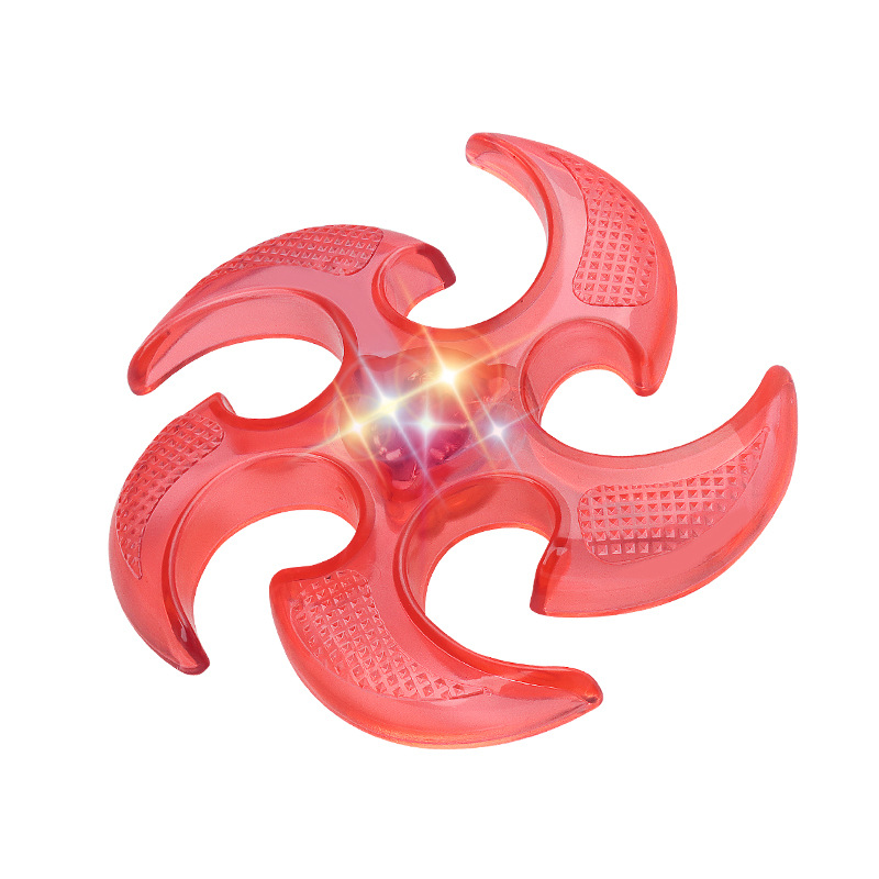 Supply Cross-Border Light Soft Rubber Flying Saucer Pet Toy Children's ...