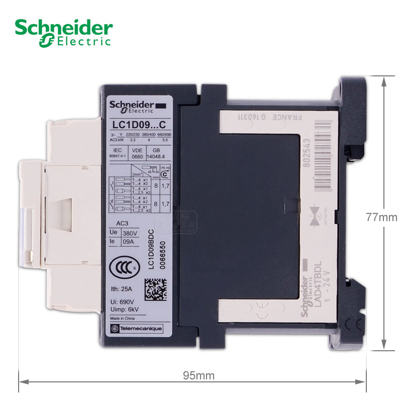 施耐德直流接触器 LC1D09BDC D12 LC1D18BDC LC1D25BDC LC1D32BDC-阿里巴巴