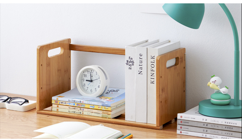 桌面书架学生宿舍桌上书架置物架多层简约简易实木家具现代收纳架-阿里巴巴