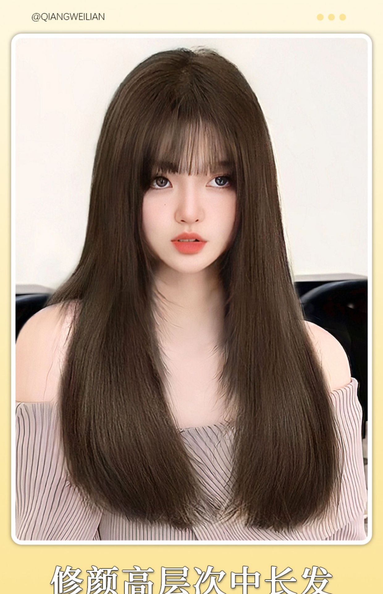 Wig Women s Long Hair Artificial Hair Full Human Hair Natural Traceless Wig Women s Long Hair Artificial Hair Full Human Hair Natural Traceless