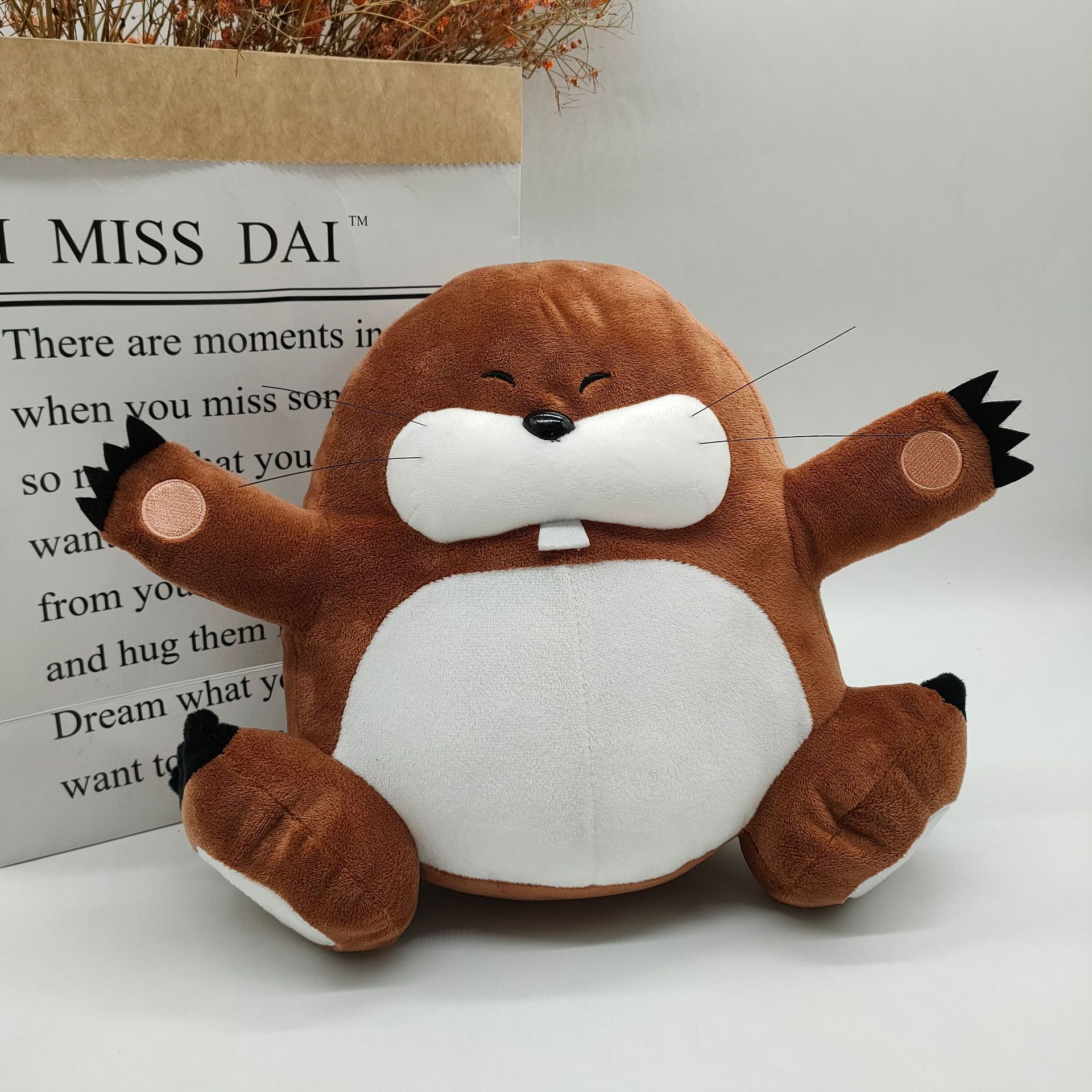 创意新款monty mole plush个性公仔车载客厅呆萌可爱鼹鼠毛绒玩具-阿里巴巴