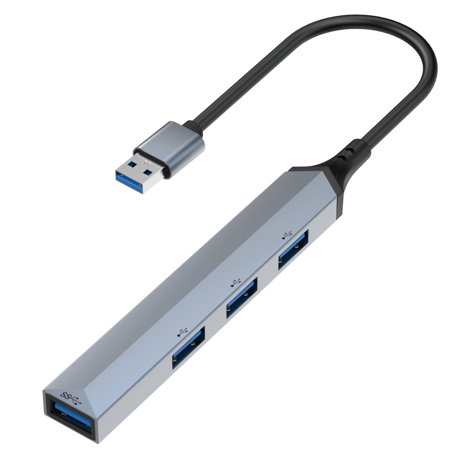 跨境一拖4四笔记本拓展坞usb3.0四合一集线器电脑typec扩展器坞-阿里巴巴