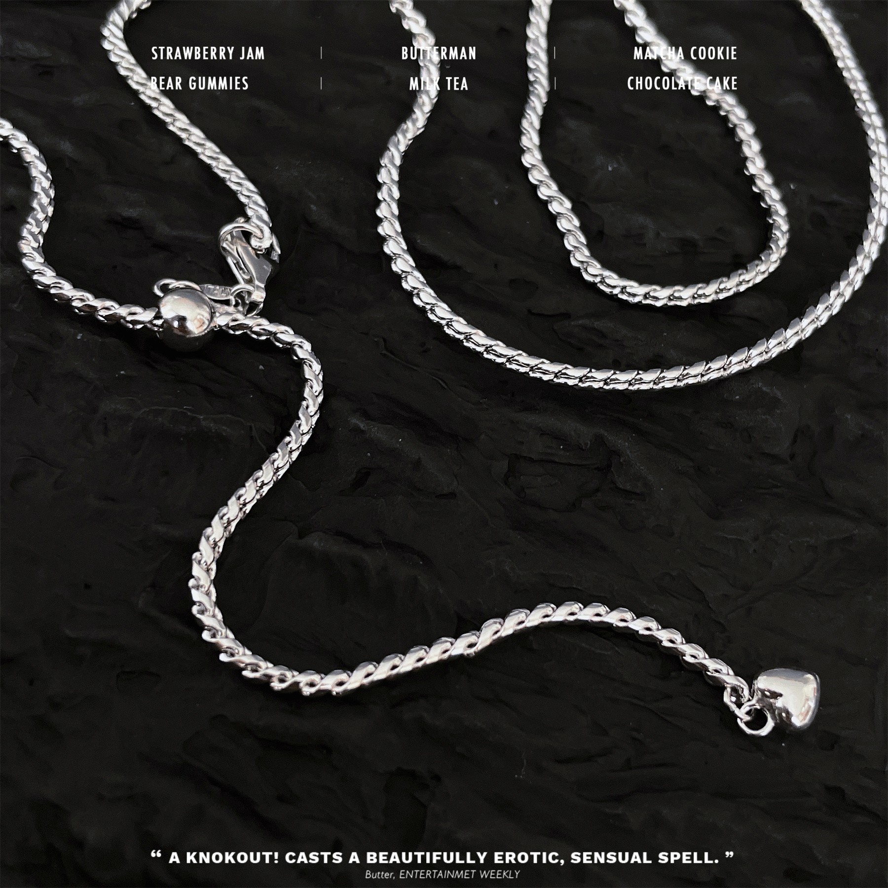 S925银双股S缠绕蛇骨抽拉项链 约10.6g时尚精致蛇骨链条项链-阿里巴巴