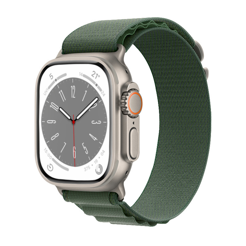 适用applewatch苹果s8手表表带ultra高山回环尼龙iwatch手表带-阿里巴巴
