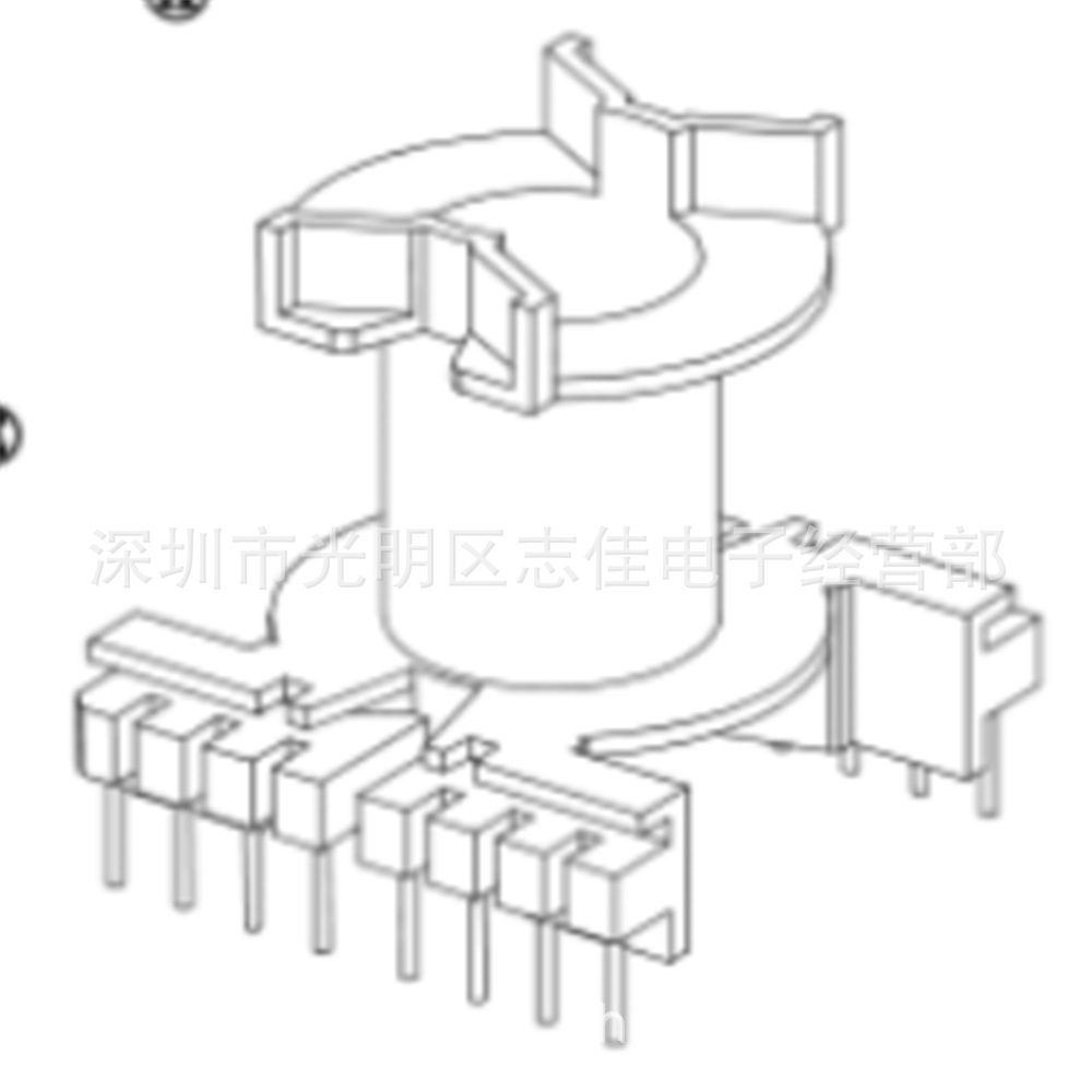 PQ3230电源骨架PQ3230变压器骨架通讯骨架立式8+8针G3216线架-阿里巴巴