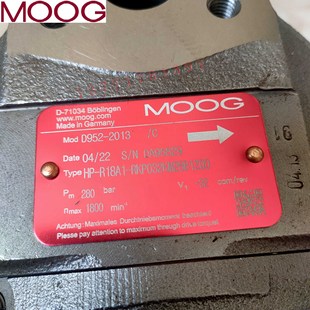 穆格MOOG径向柱塞泵HP-R18A1-RKP032KM28F2Z00液压油泵原装现货-阿里巴巴